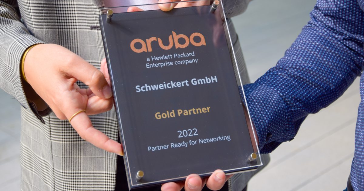 Schweickert ist Aruba-Gold Partner - Schweickert GmbH